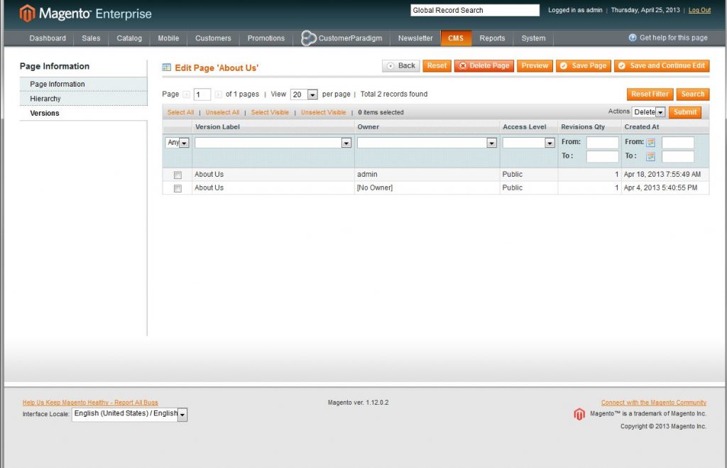 Características de Magento 2 Enterprise Edition